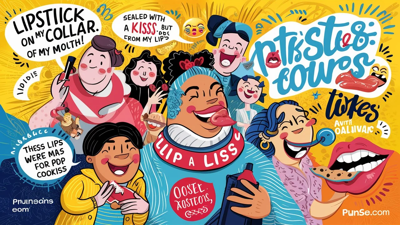 225 Lip Puns That Will Kiss Your Worries Goodbye! 💋