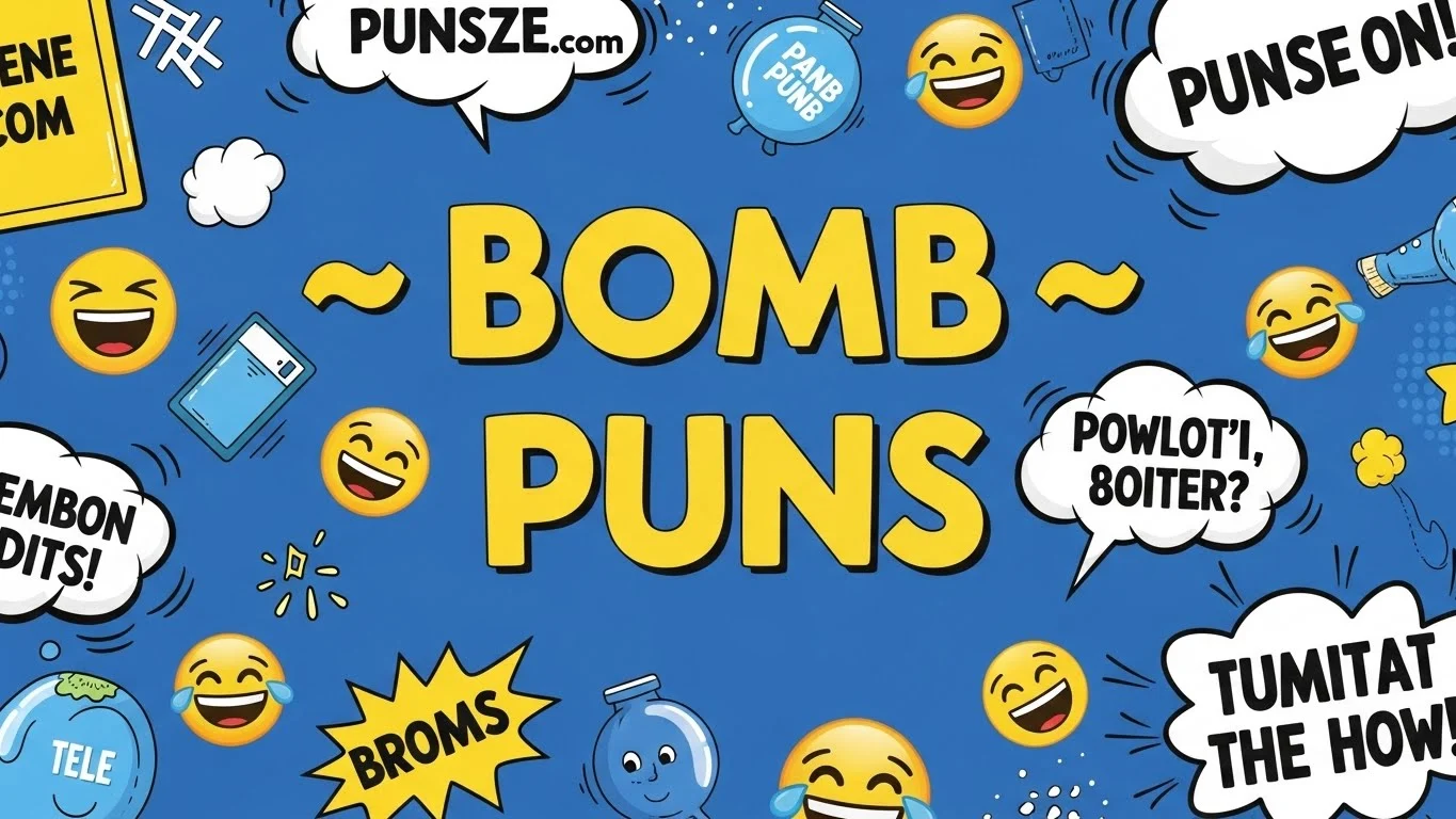 295 Bomb Puns That Are Explosively Funny! 💣😂
