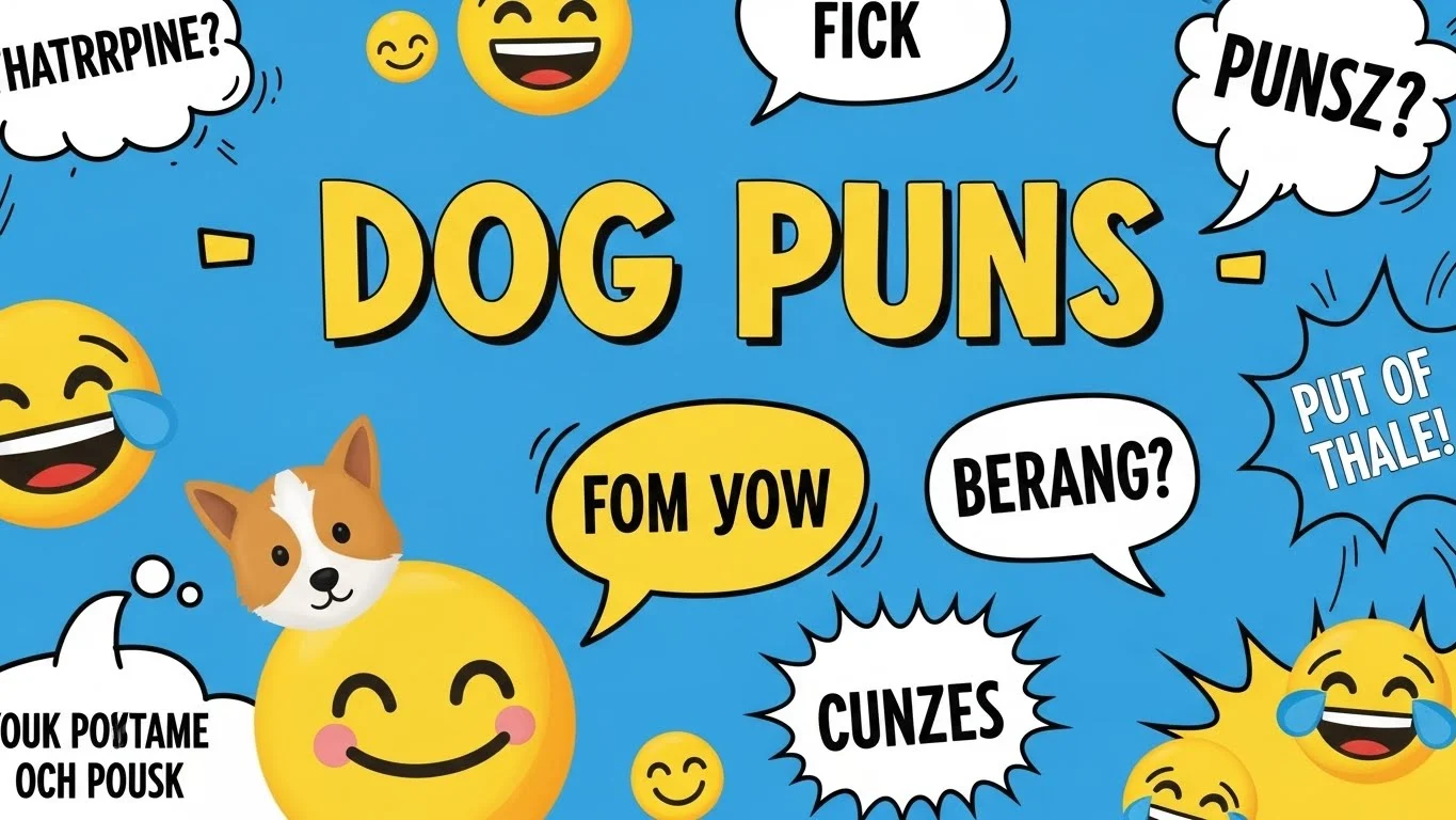 225 Dog Puns That Will Make You Bark with Laughter! 🐶😄